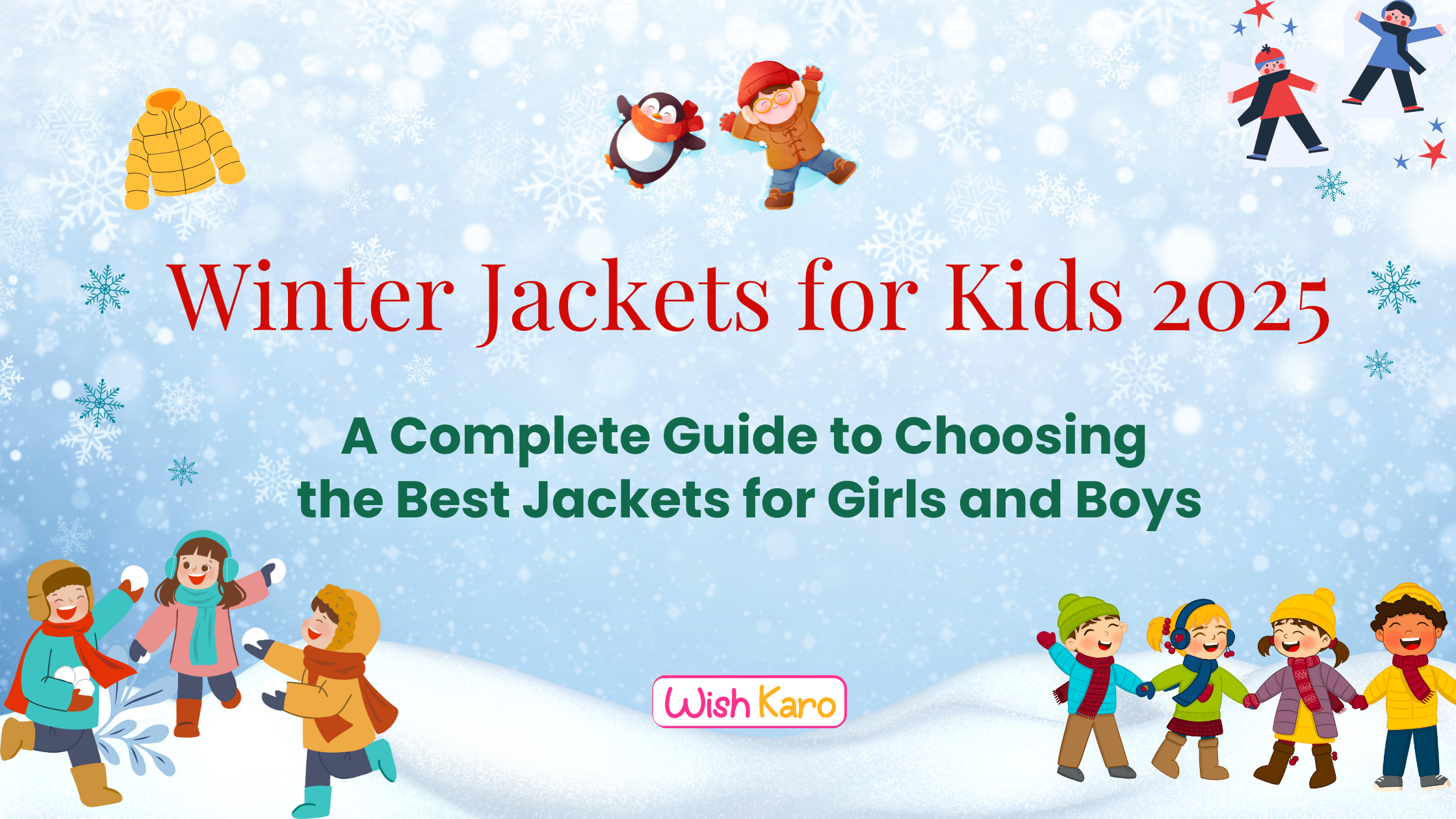 Winter Jackets for Kids | Best Girls & Boys Jackets – Wish Karo