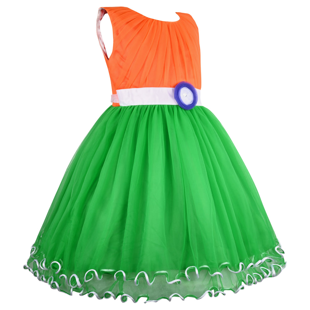 Baby Girls Indian Flag Dress Online| Girls Tri Color Dress| Tiranga ...