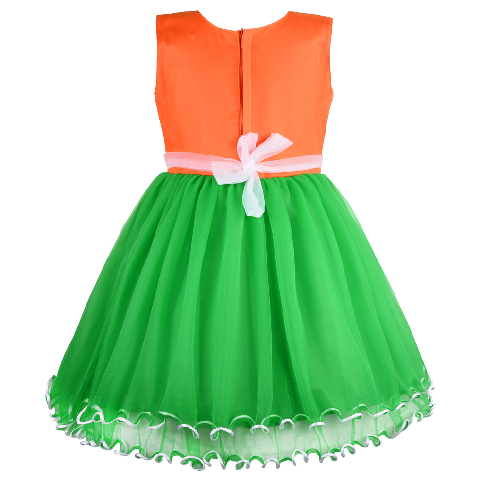 Baby Girls Indian Flag Dress Online| Girls Tri Color Dress| Tiranga ...